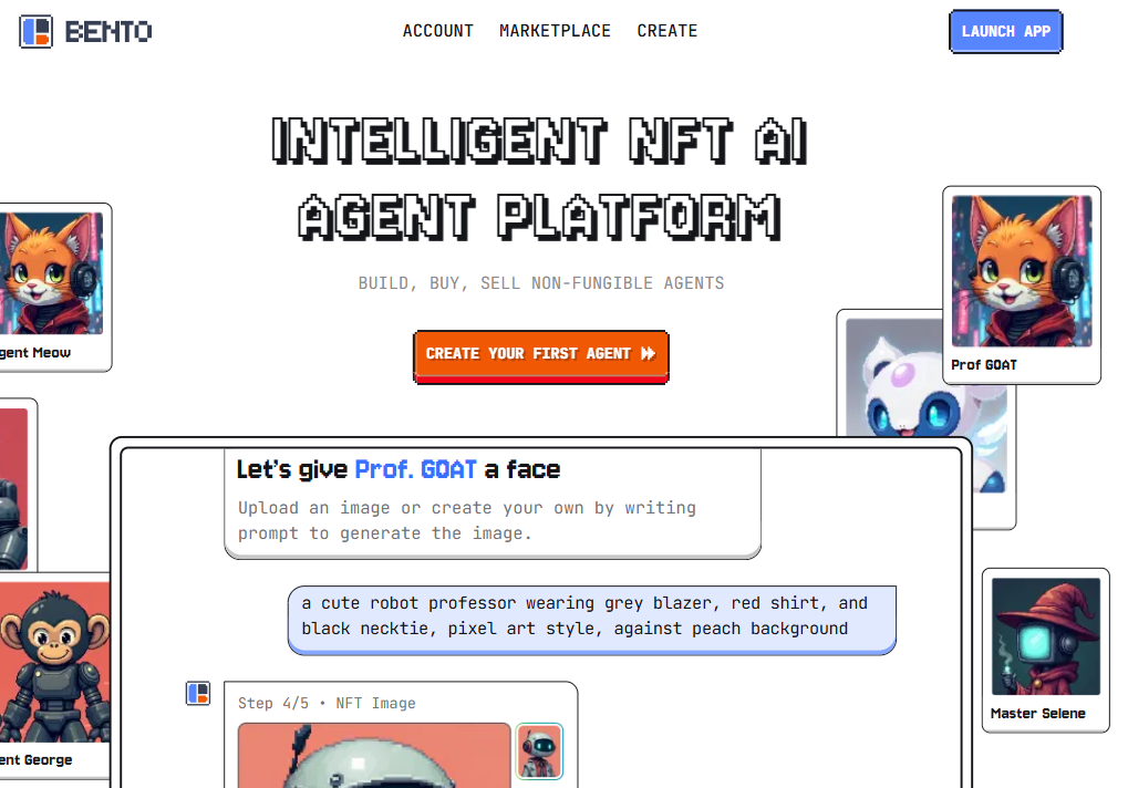 Agent Bento: Create, Evolve, Trade AI Agents | Build the Intention Economy